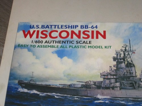 LEE USS Battleship WISCONSIN BB-64 1/600 Scale Kit Sealed In Box | eBay