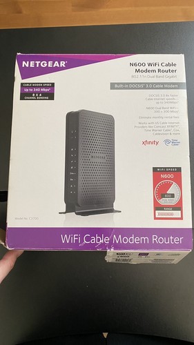 Netgear C3700 WiFi Cable Modem Router 606449099089 | eBay