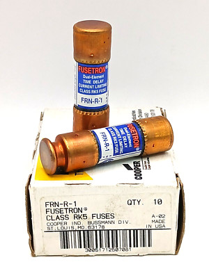 Buss FRN-R-1 Fusetron Class RK5 Fuses Qty.10 | eBay
