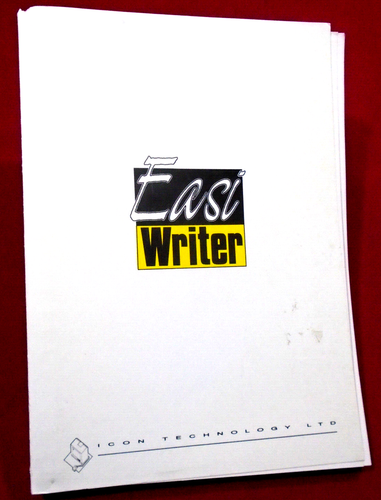 Manual for Easiwriter, Version 2.07, July 1993 for Acorn RISC OS No ...