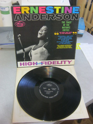 ERNESTINE ANDERSON ~ The Toast of the Nation's Critics [LP] MERCURY MG ...