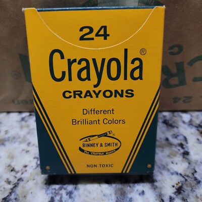 Vintage Binney & Smith Crayola Crayons Full Case Original Wrapper 12 ...
