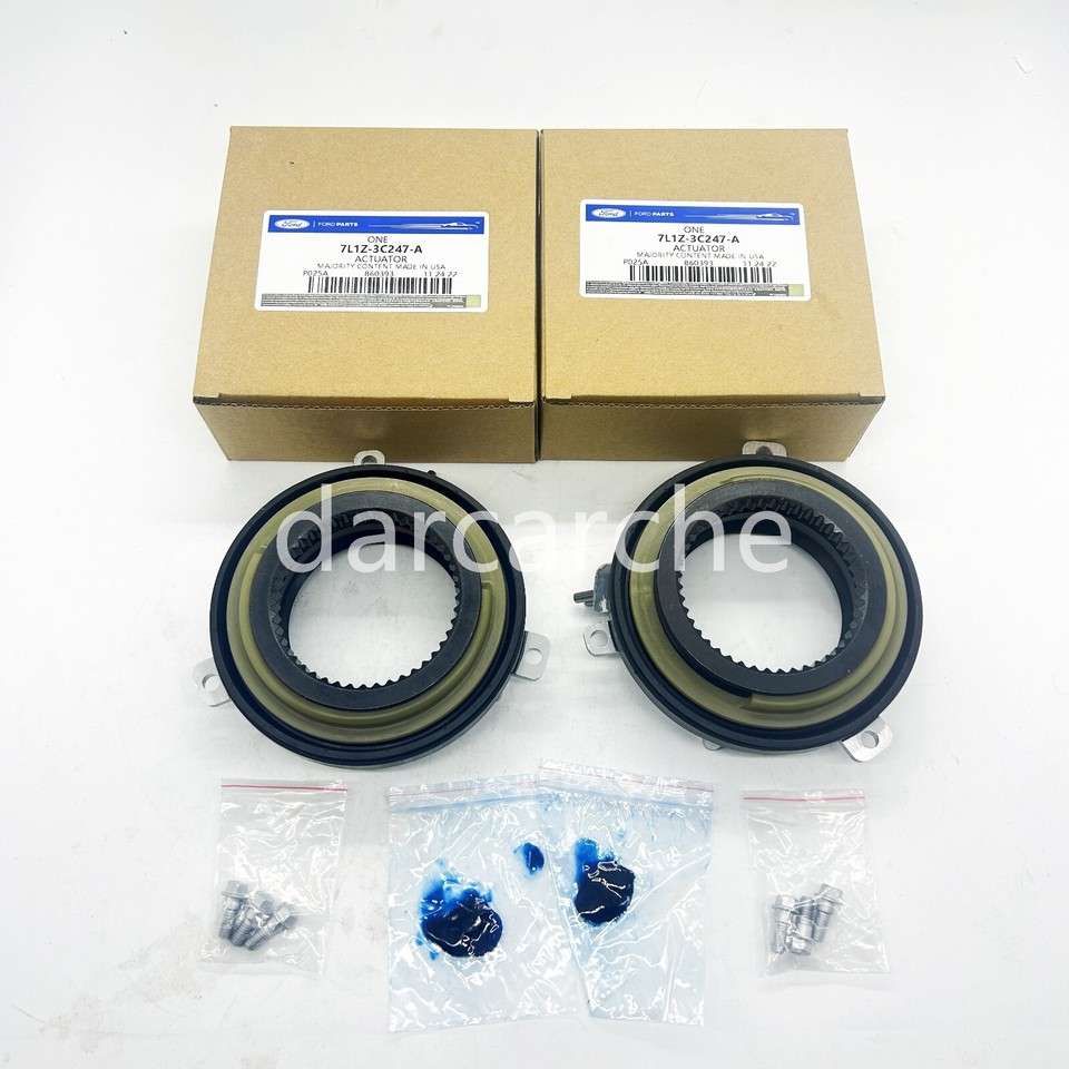 2PCS OEM Auto Locking Hub Axle Actuator For 2004-15 Ford F-150 4WD 7L1Z ...
