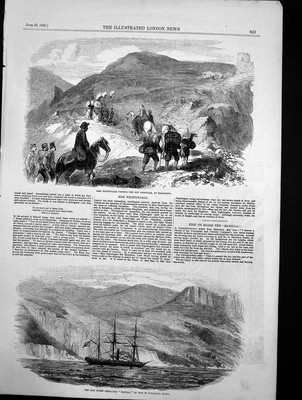Antique Old Print Miss Nightingale Hospital Balaclava Steam Ship ...