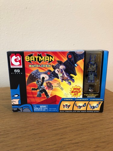 DC Comics Art Asylum C3 Construction Batglider with Minimates Catwoman ...
