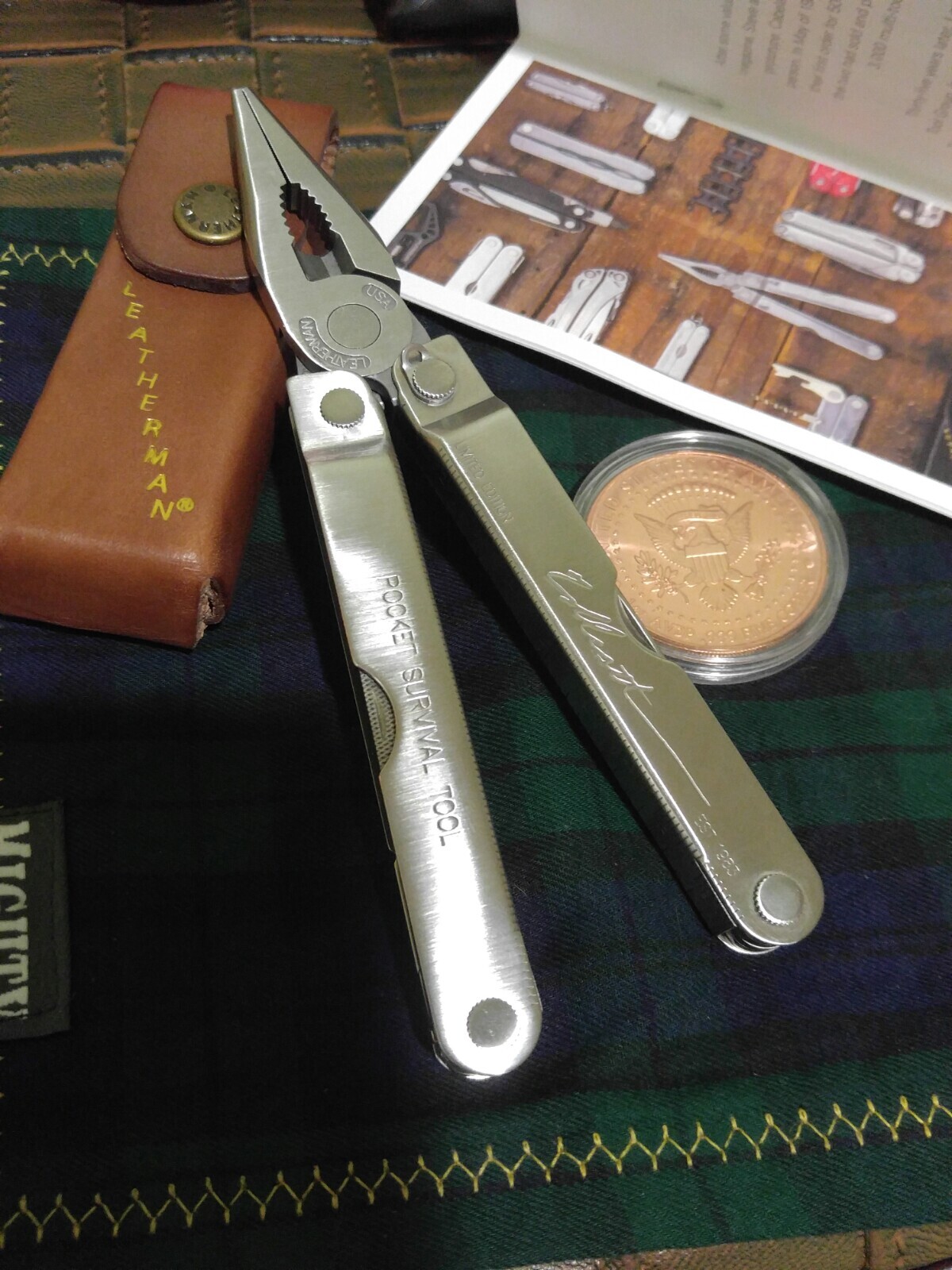 NEW! ENGRAVED USA HERITAGE COLLECTORS EDITION LEATHERMAN *ORIGINAL PST ...