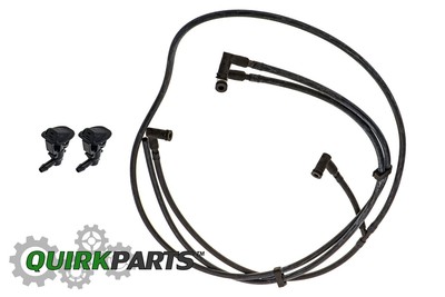 2013-2017 Jeep Wrangler FRONT WINDSHIELD WASHER NOZZLES & HOSE OEM NEW ...