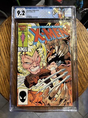 Uncanny x-men #213, CGC graded 9.2 with custom wolverine label | eBay