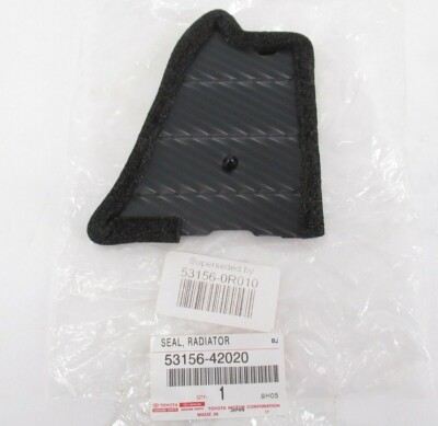 Genuine OEM Toyota 53156-0R010 Radiator Air Seal Driver LH 2013-2018 ...