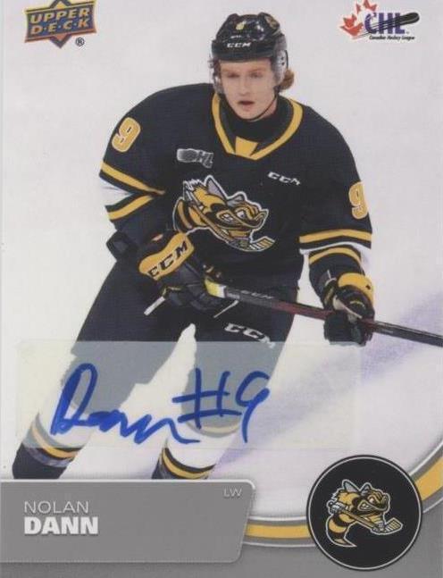 2021-22 Upper Deck CHL - Nolan Dann #67 Autographs (AU, RC) for sale ...