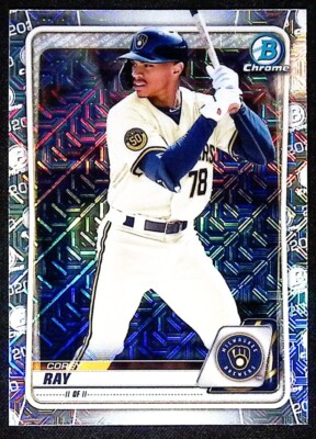 Corey Ray - 2020 Bowman Chrome #BCP-248 Mojo Refractor - Brewers | eBay