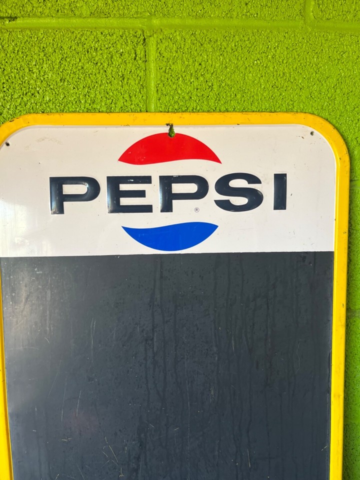 Vintage Pepsi Advertising 1967 Menu Chalk Board/Advertisement | eBay