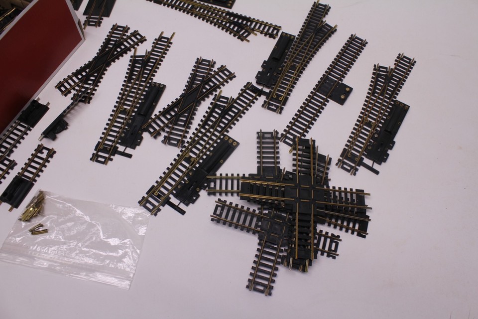Vintage HO Scale Atlas Snap Track Huge Lot over 120 pcs | eBay