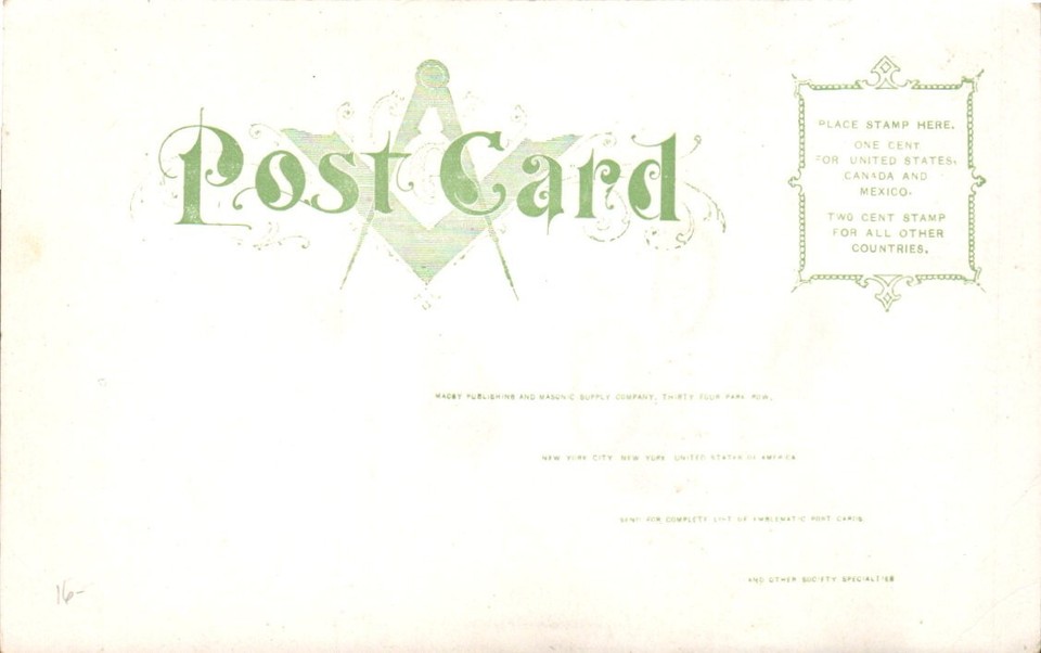 C 1905 MASONIC ORDER OF EASTERN STAR SIGNET PC FREEMASONRY & OES ...