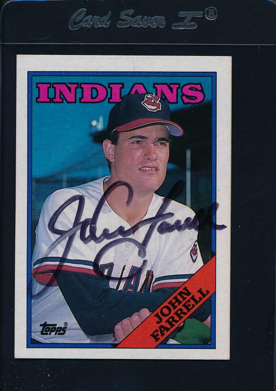 1988 Topps #533 John Farrell Indians Signed Auto *19396 | eBay
