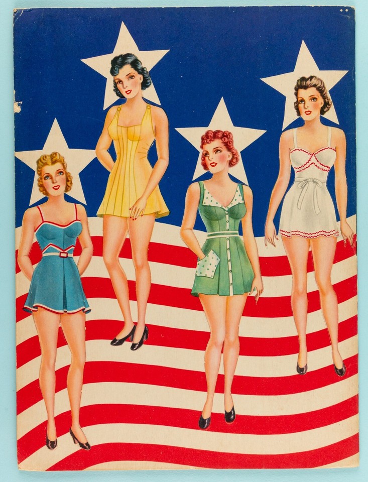 Vintage Original 1943 Whitman WACS AND WAVES Paper Dolls #985 UNCUT | eBay