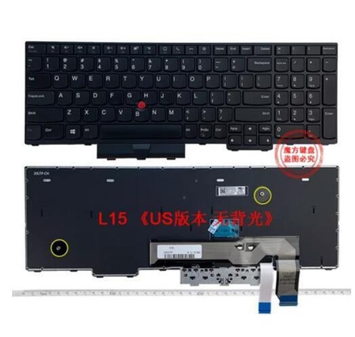 US keyboard for lenovo IBM Thinkpad L15,L15 gen 1,L15 gen 2 P15V T15P ...