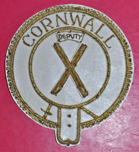 Cornwall Mark Past Provincial Deputy Grand Director of Ceremonies apron ...