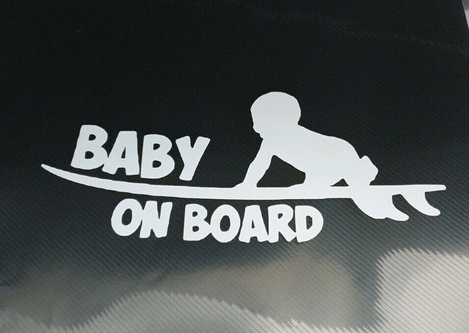 1x Baby on Board Vinyl Sticker Bumper Decal Window Glass Craft Car Van ...