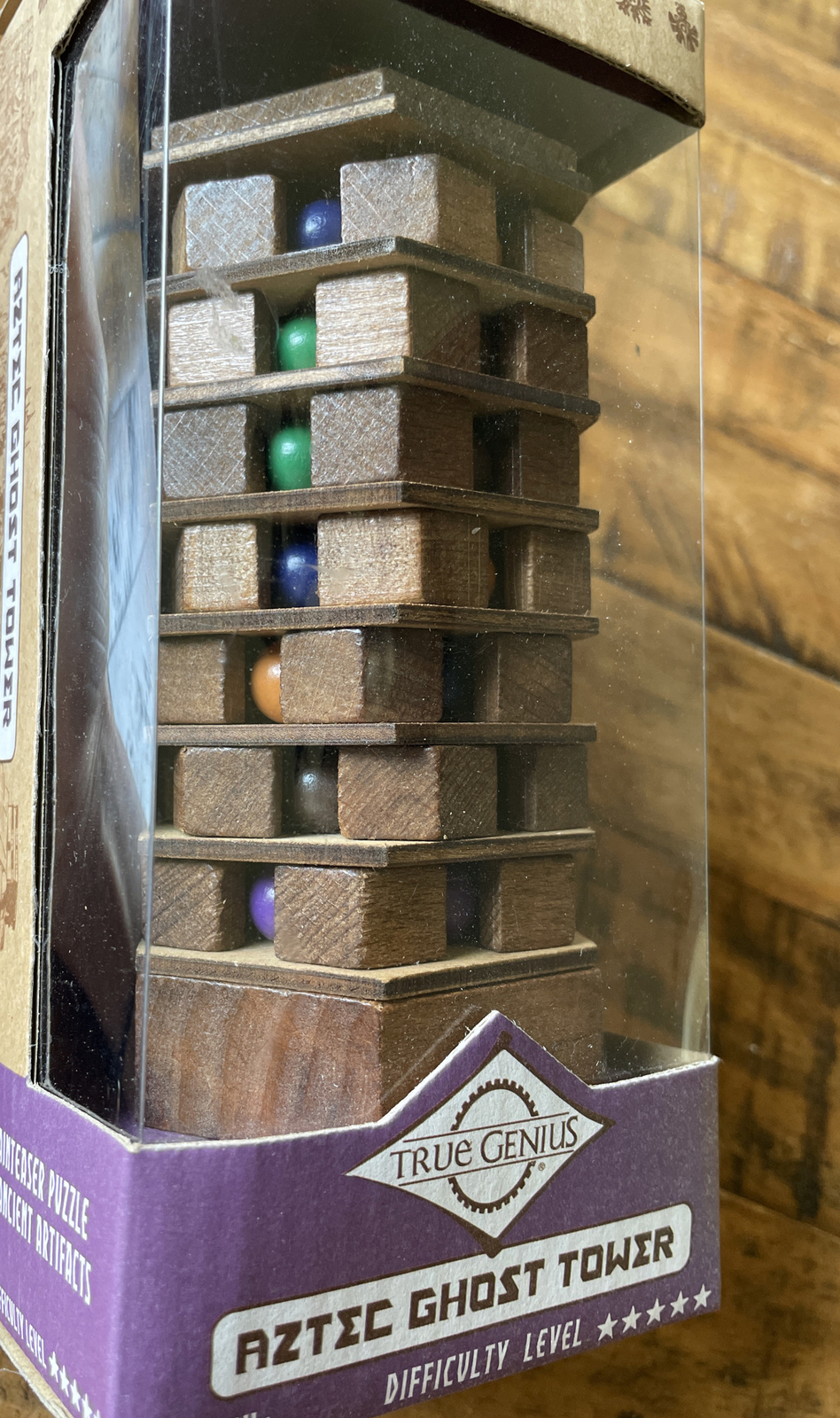 True Genius Aztec Ghost Tower Brainteaser Game 5 Star Difficulty Level Ages 14 for sale online ...