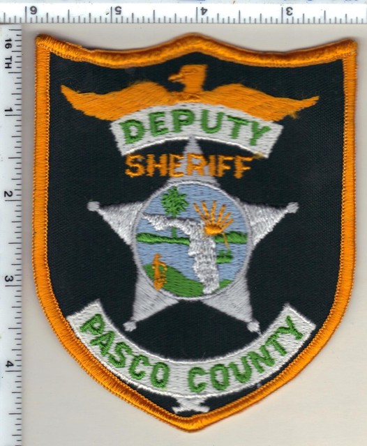 Pasco County Sheriff Deputy (Florida) shoulder patch - new from 1992 | eBay
