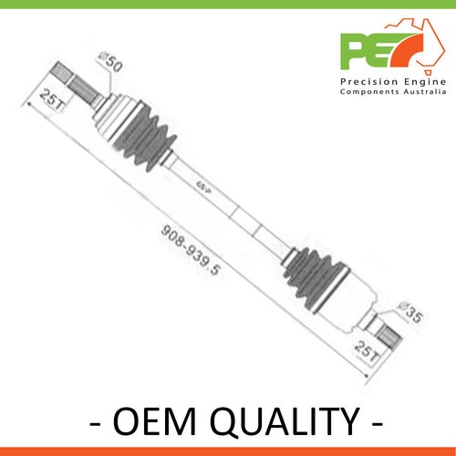 *PROTEX* Drive Shaft - Transverse/CV Shaft For MITSUBISHI COLT RD 4D H ...