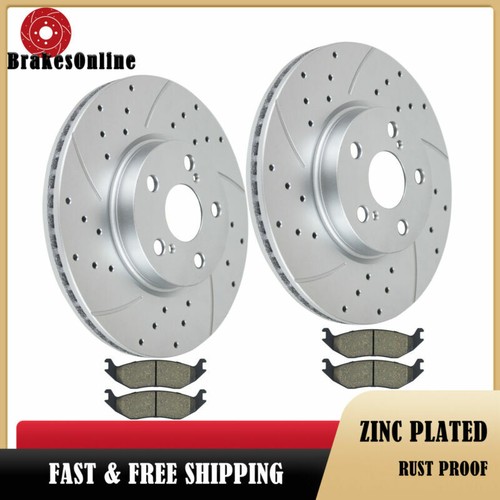 275mm Front Brake Rotors and Pads Kit for 2009-2019 Toyota Corolla ...