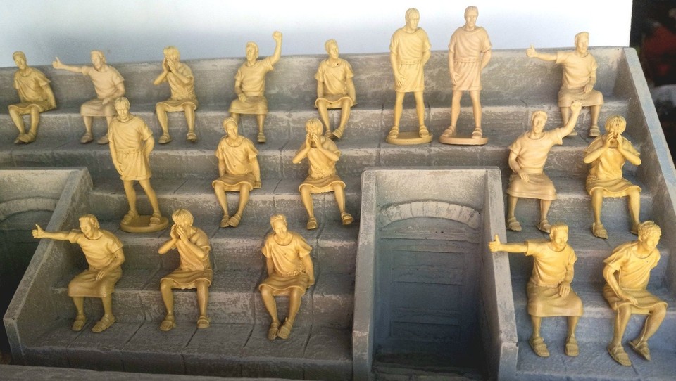 Barzso 24 Original Issue Roman Spectators from Colosseum 1/32 scale ...