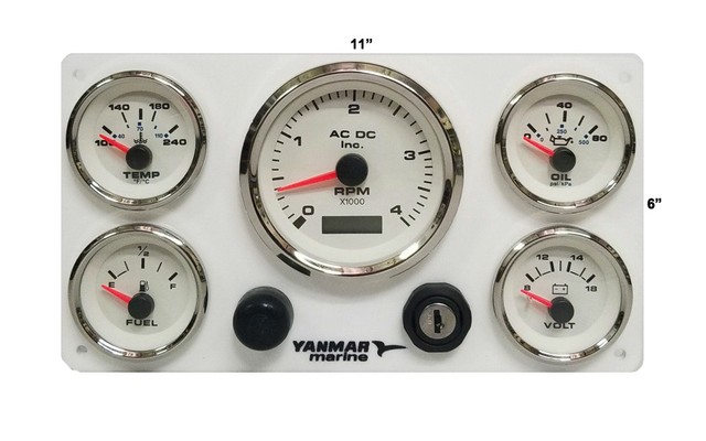 Yanmar Engine Marine Instrument Panel Pre Wired USA Made | eBay