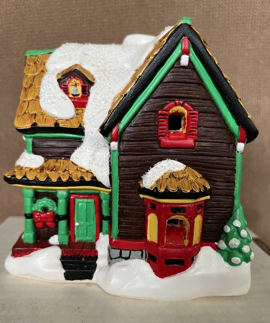 Wee Crafts Christmas Village Farm House Paint by Numbers Type Kit ...