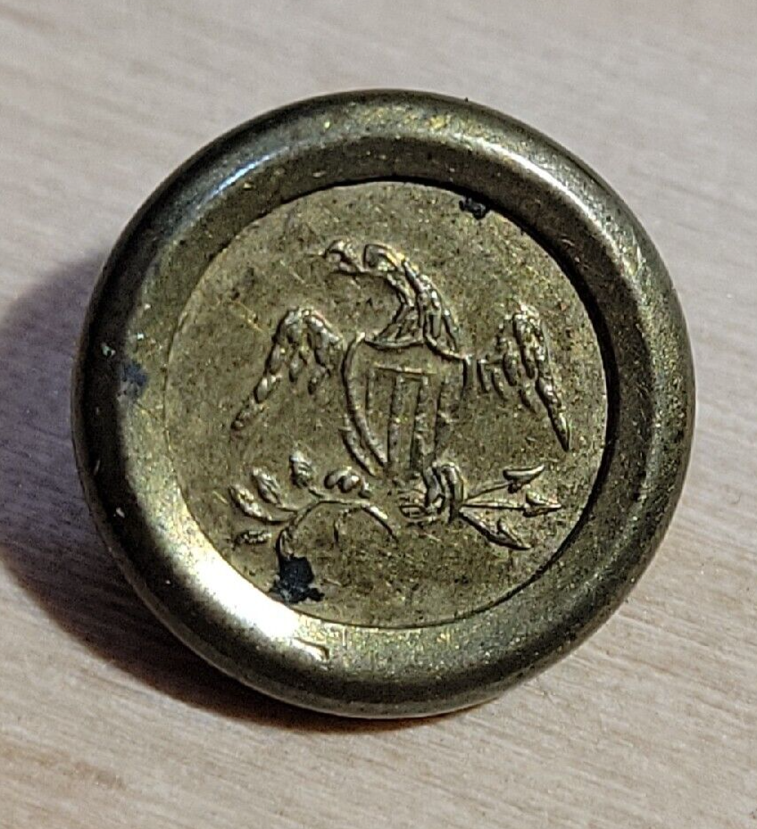 Rare Antique Button, 1800's, Jacksonian With Eagle And Shield | eBay