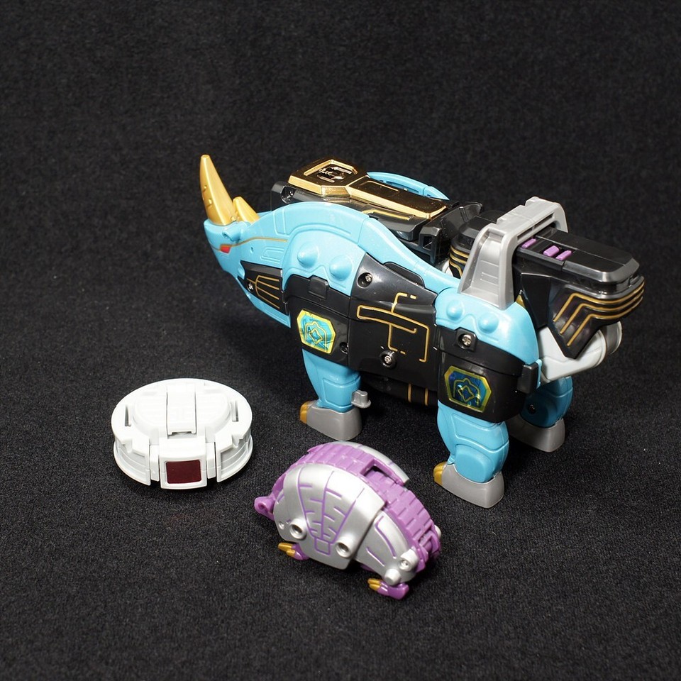 Bandai Power Rangers Gao Ranger Wild Force DX GAO RHINO & ARMADILLO ...