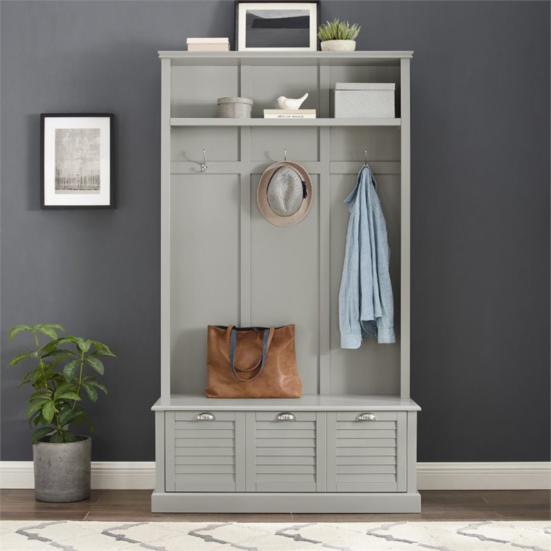 Crosley Ellison Hall Tree in Gray | eBay