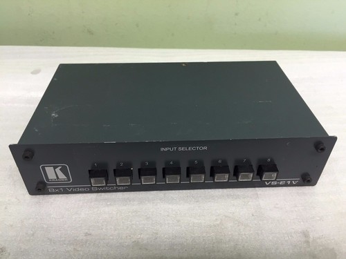 Kramer VS-81V 8x1 Composite Video Switcher Passive, HB, Mechanical Switch | eBay
