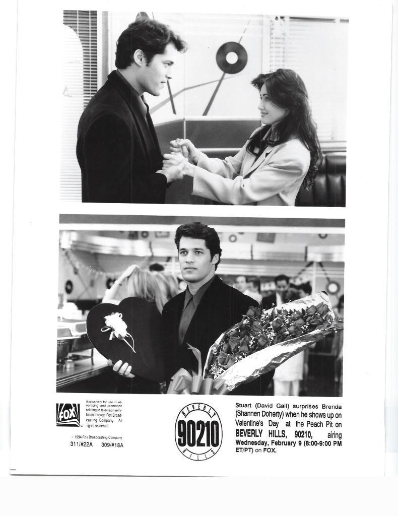 David Gail Shannen Doherty "Beverly Hills 90210" TV Still | eBay