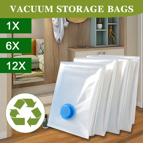 STRONG VACUUM STORAGE SPACE SAVING BAGS VAC BAG SPACE SAVER VACCUM ...