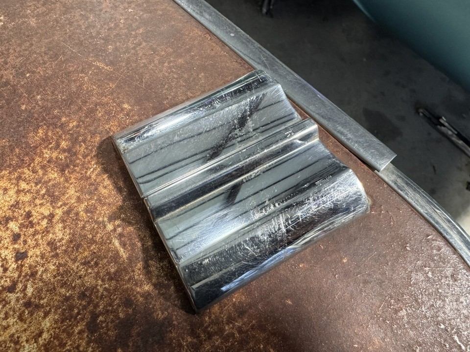 1959 Chevrolet Chevy 2 Dr & Convertible Impala Side Block Trim Moldings ...