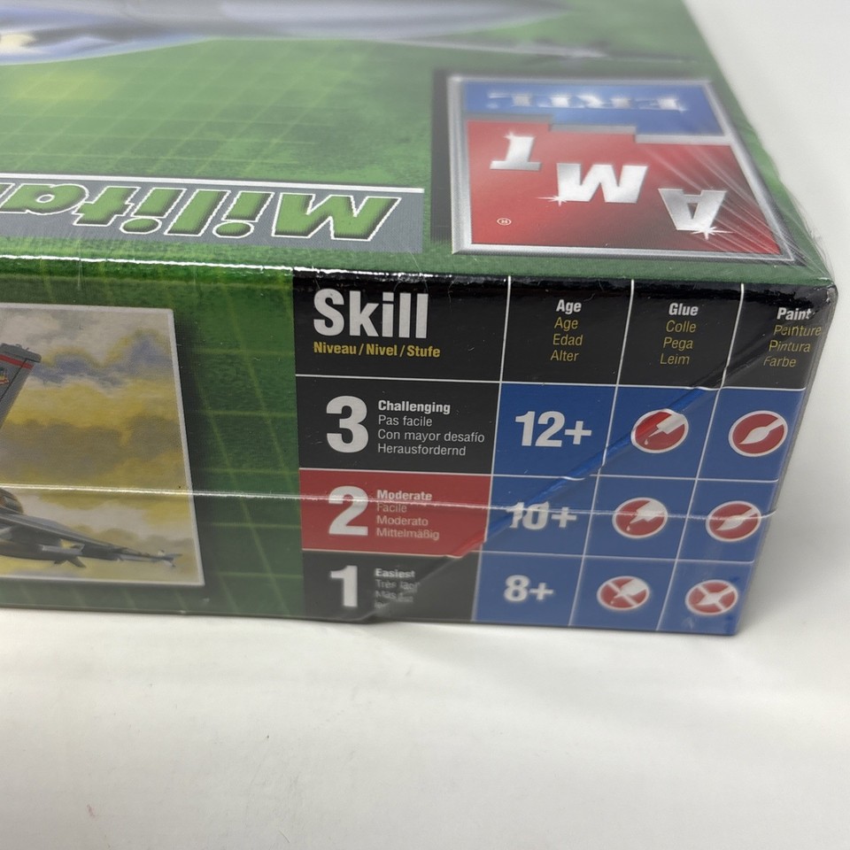 VINTAGE AMT ERTL F-16A FALCON JET FIGHTER MODEL KIT, SEALED, 1/48 NEW ...