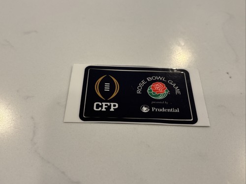 Authentic CFP college Football Playoff Rose Bowl Decal Sticker Full ...