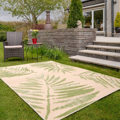 New Summer Outdoor Rugs Fun Tropical Multicolour Durable Garden Patio ...