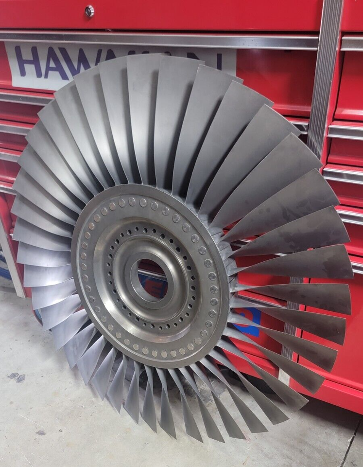 PRATT & WHITNEY - BOEING 737 JT8D TURBINE ENGINE STAGE 2 COMPRESSOR FAN ...