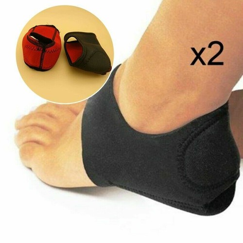 2X Plantar Fasciitis Therapy Wrap Arch Support Relieve Heel Spur Pain ...