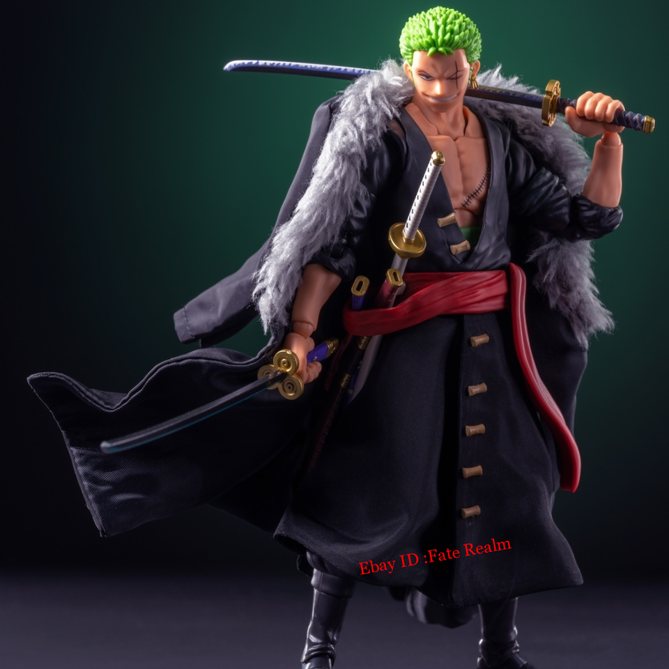 1/12 Custom Wired Coat For 6'' SHF ONE PIECE Zoro Action Figure（No ...