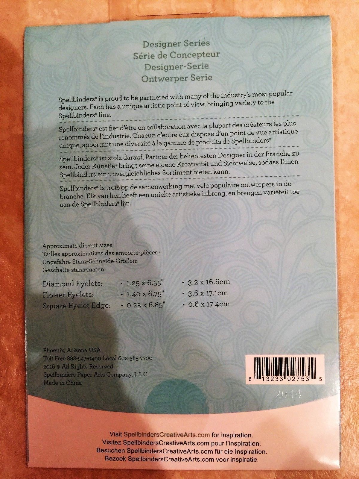 Spellbinder Designer Series - Graceful Eyelets 3 DIES Set S4-706 ~ NEW ...