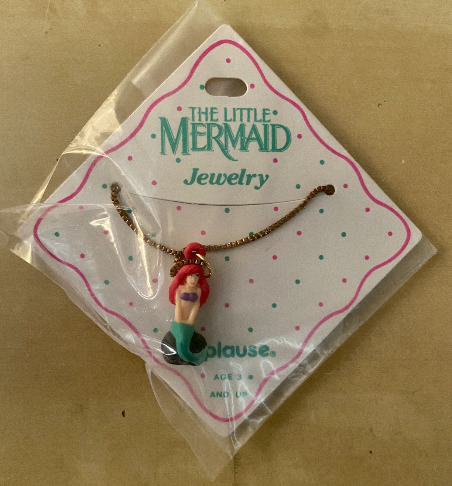 Vintage Applause Disney The Little Mermaid Jewelry Ariel Necklace ...