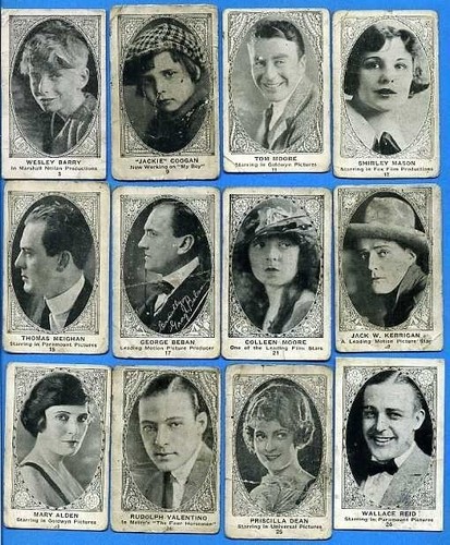 1921 American Caramel Actors and Actresses Card Group - Read ...