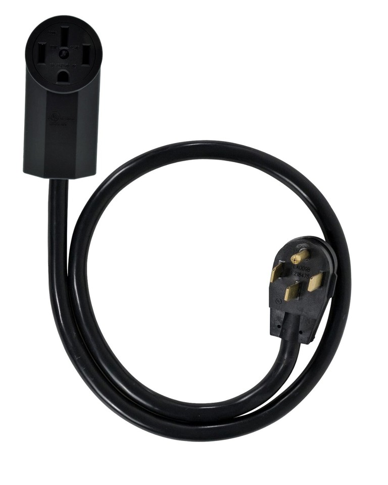 Getwiredusa 4ft NEMA 14-50 50 Amp Power Cord Extension 14-50P to 14-50R ...