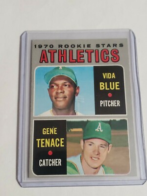 High Grade Vida Blue 1970 Topps Rookie Card #21 Perfect Corners Rare | eBay