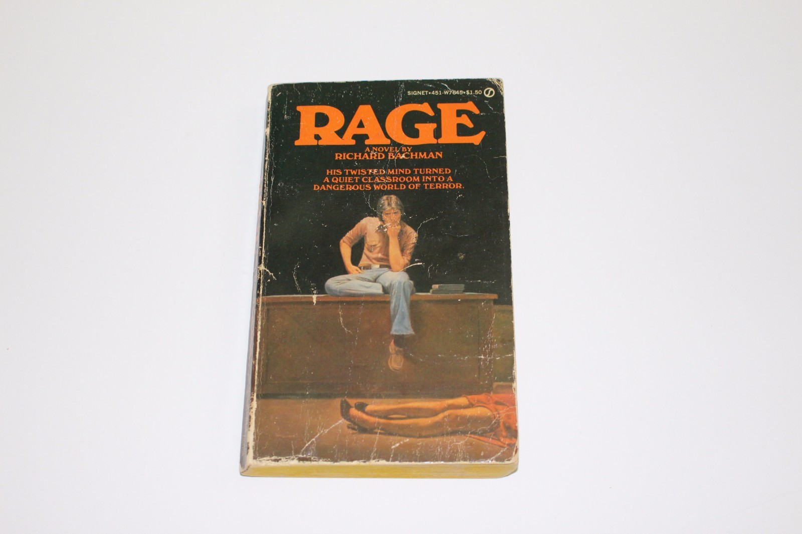 Stephen King Signed RAGE Book Richard Bachman First Edition 1977 ...