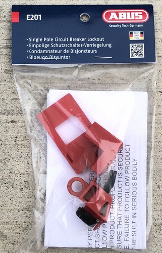 Neuf ABUS MECHANICAL E201 Simple Pôle Fixation Disjoncteur Sécurité ...